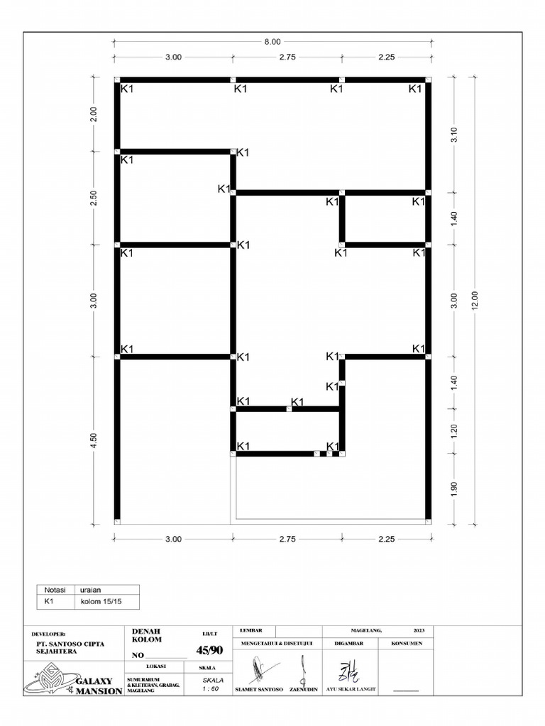 Denah 45 | PDF