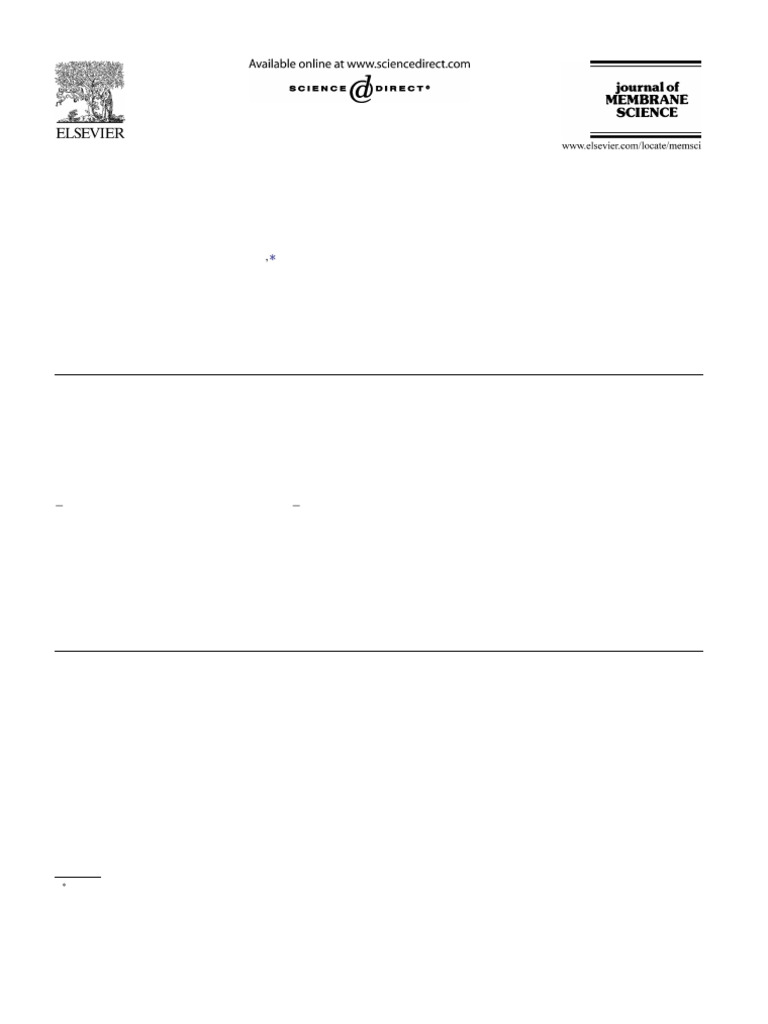 Reverse-Pressure Back-Flush in Pilot Scale, Dead-End Ultrafi PDF | PDF ...