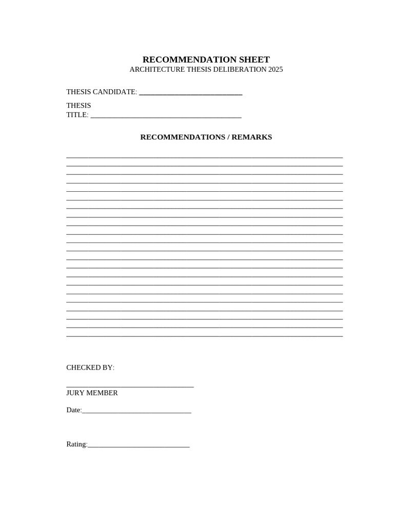 Final Defense Reco Sheet For Grading 2025 | PDF