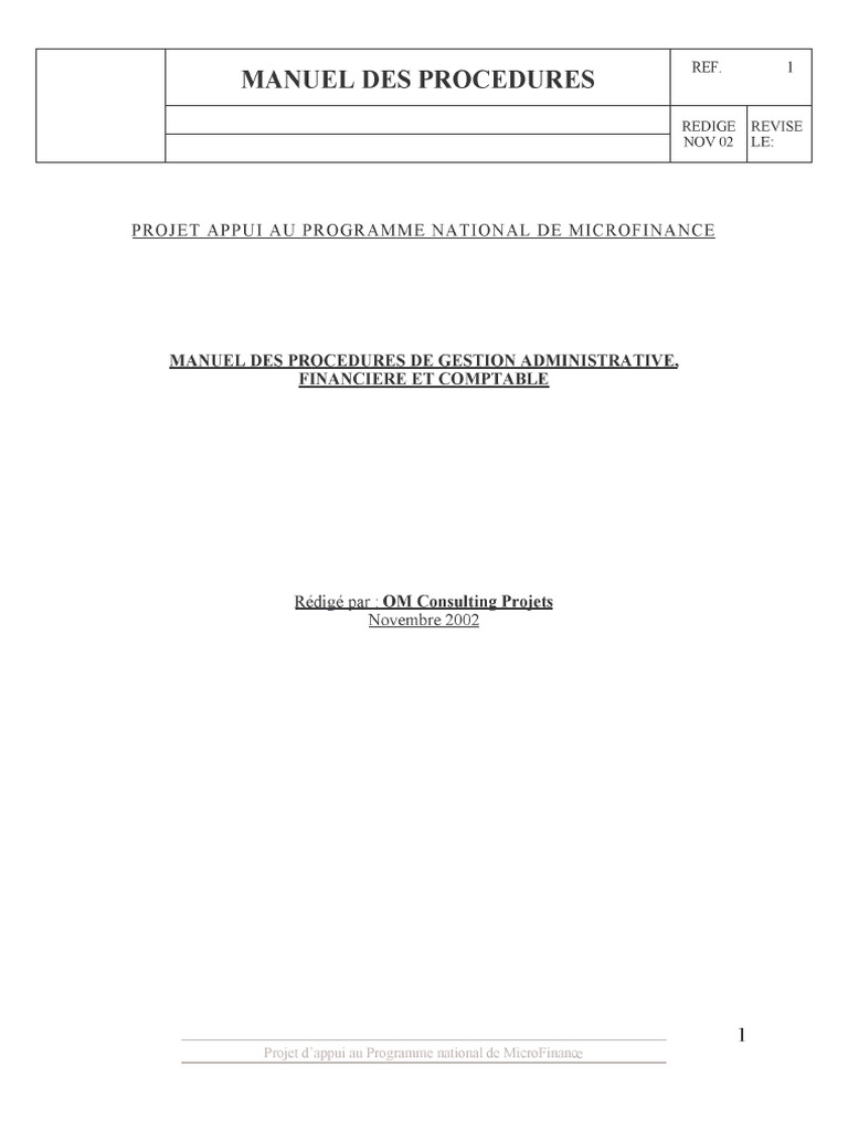 Manuel Procedure Michael 1 | PDF