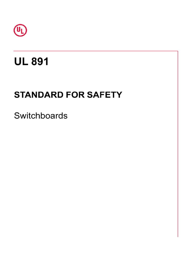 Ul 891 | PDF