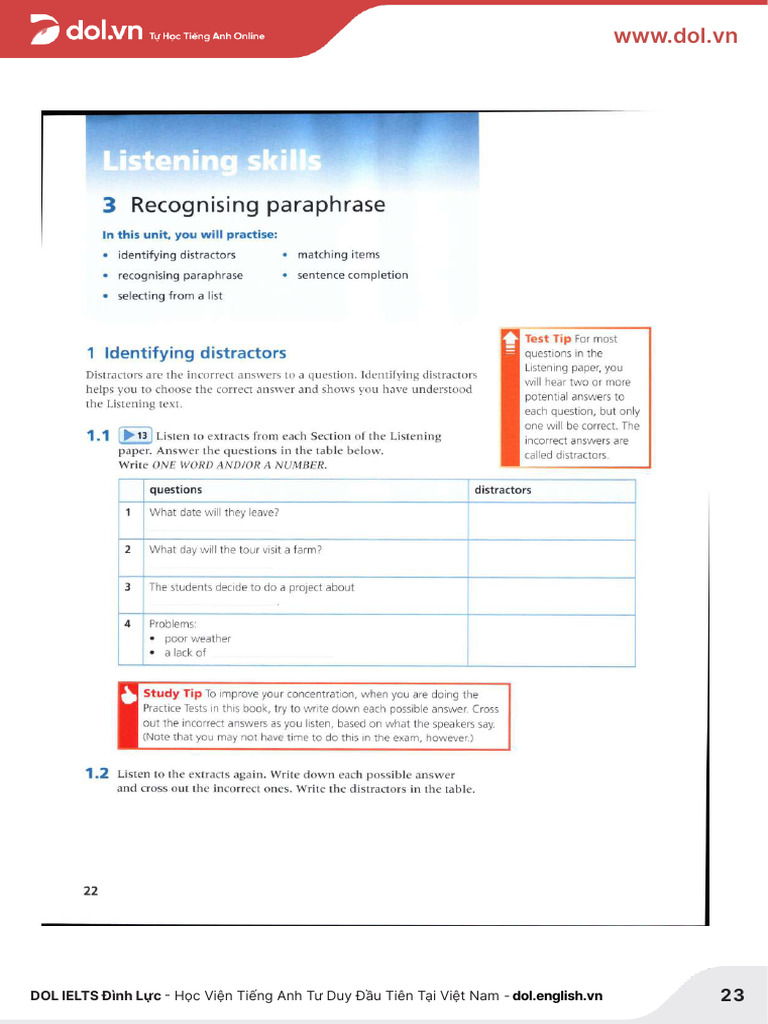 (LISTENING) The Official Cambridge To IELTS 1 | PDF