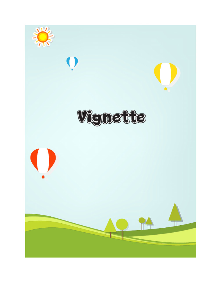 Pengertian dan Ciri Gambar Vignette | PDF