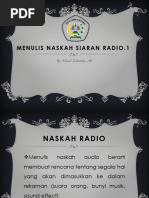 Contoh Naskah Radio untuk Siaran | PDF