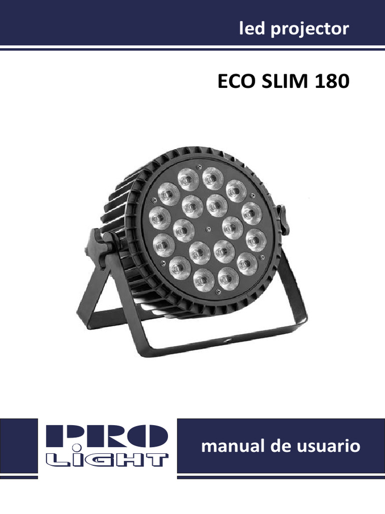 Manual de Usuario Eco Slim 180 | PDF | Color