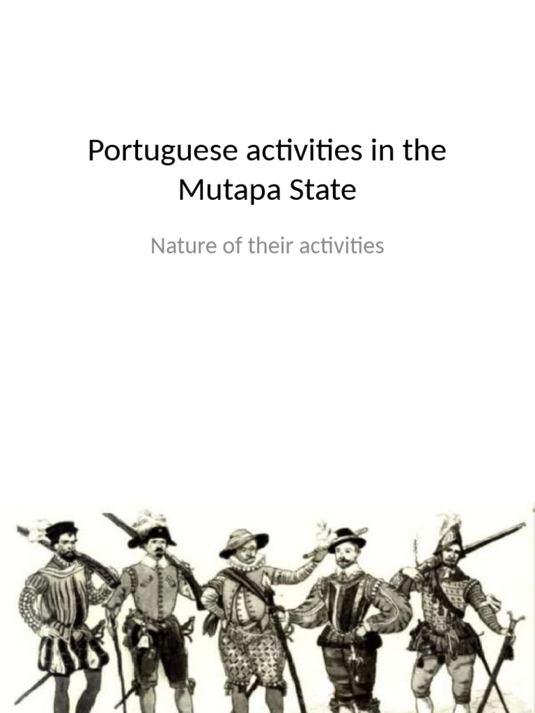Portuguese Activities in The Mutapa State | PDF | Slavery | Zimbabwe