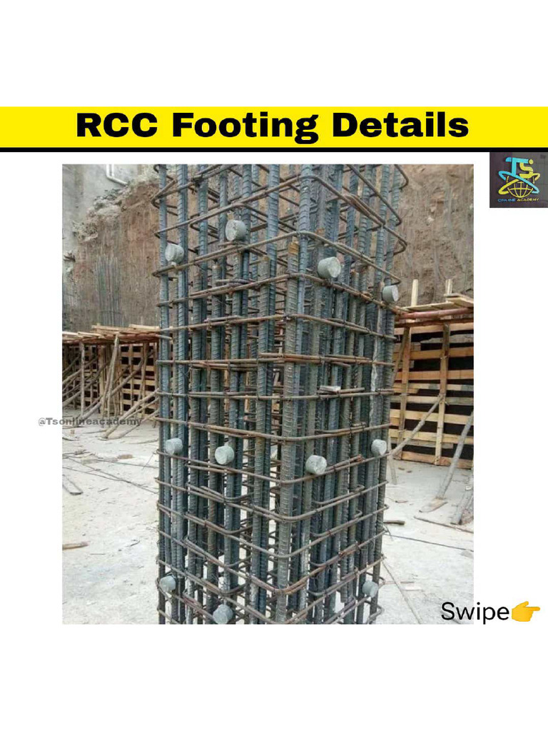 RCC Footing Details | PDF