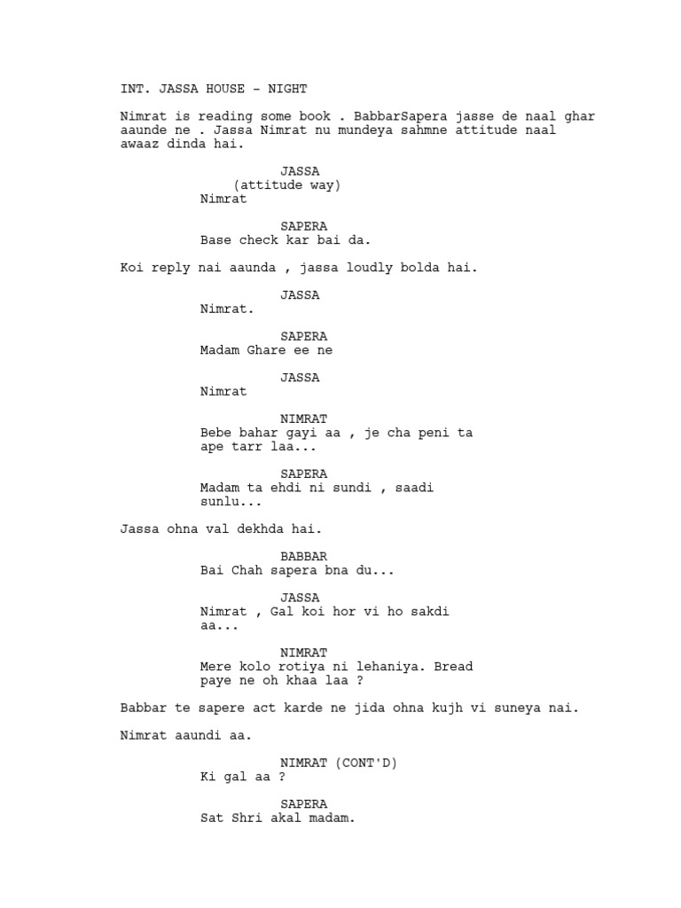 Babbar come to jassa house 3 | PDF