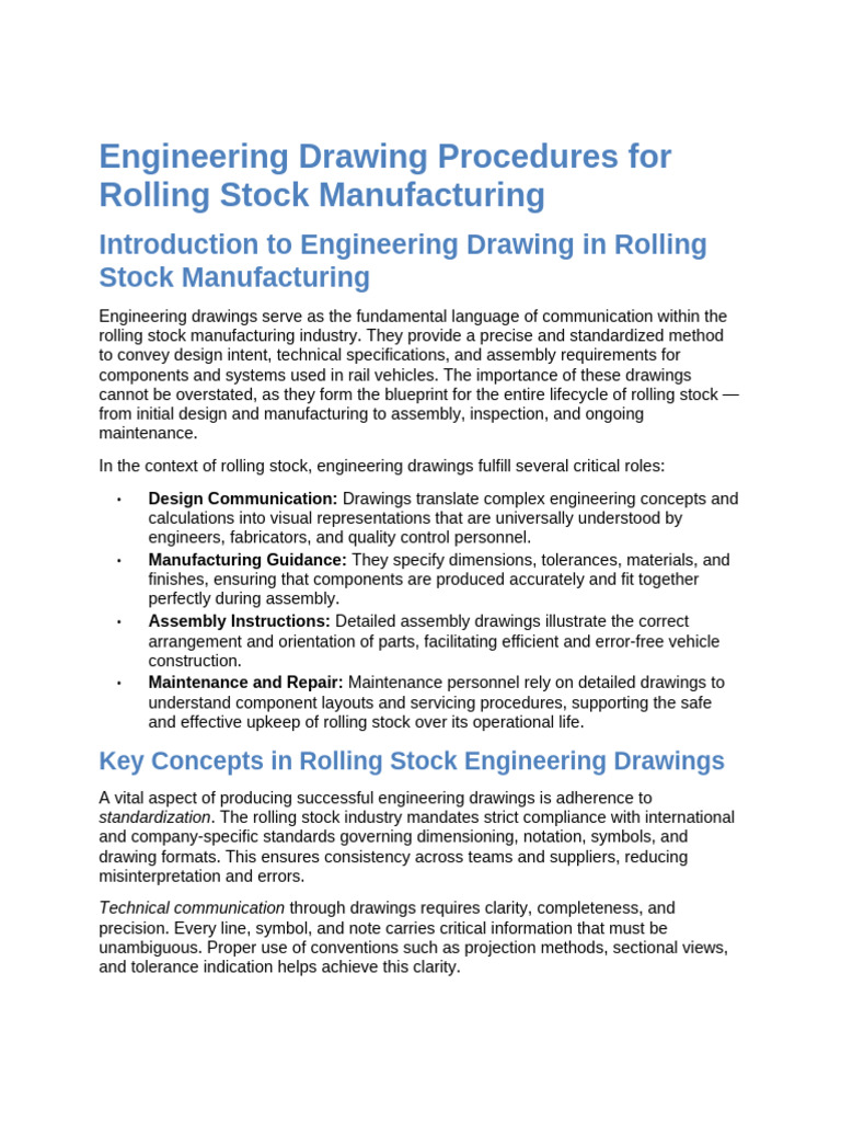 Engineering Drawing Creation Procedure | PDF | Product Lifecycle ...
