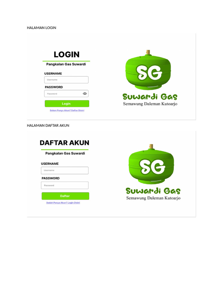 SS Website Suwardi Gas | PDF