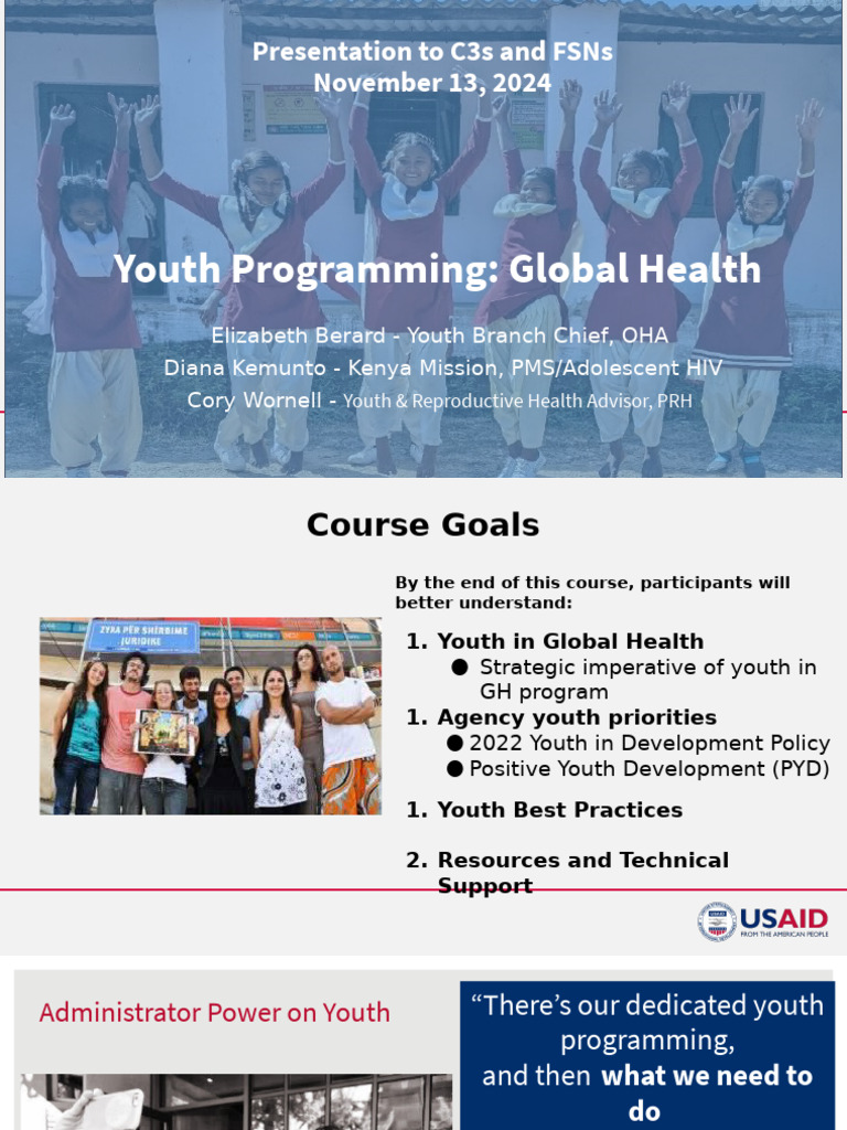 2024 C3 Youth GH Training | PDF | Teenage Pregnancy | Infection