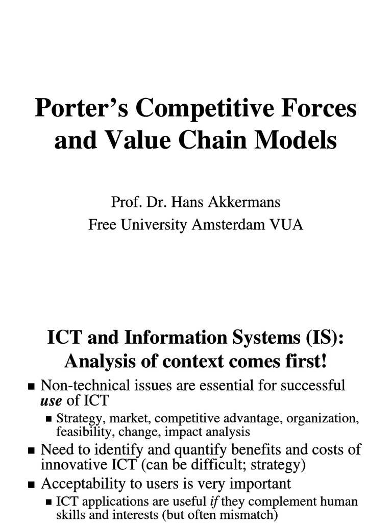Porter | PDF | Coca Cola | Value Chain