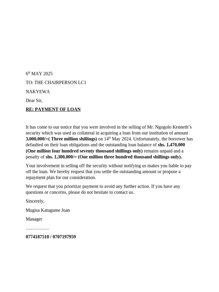 Chairman Letter 2 | PDF