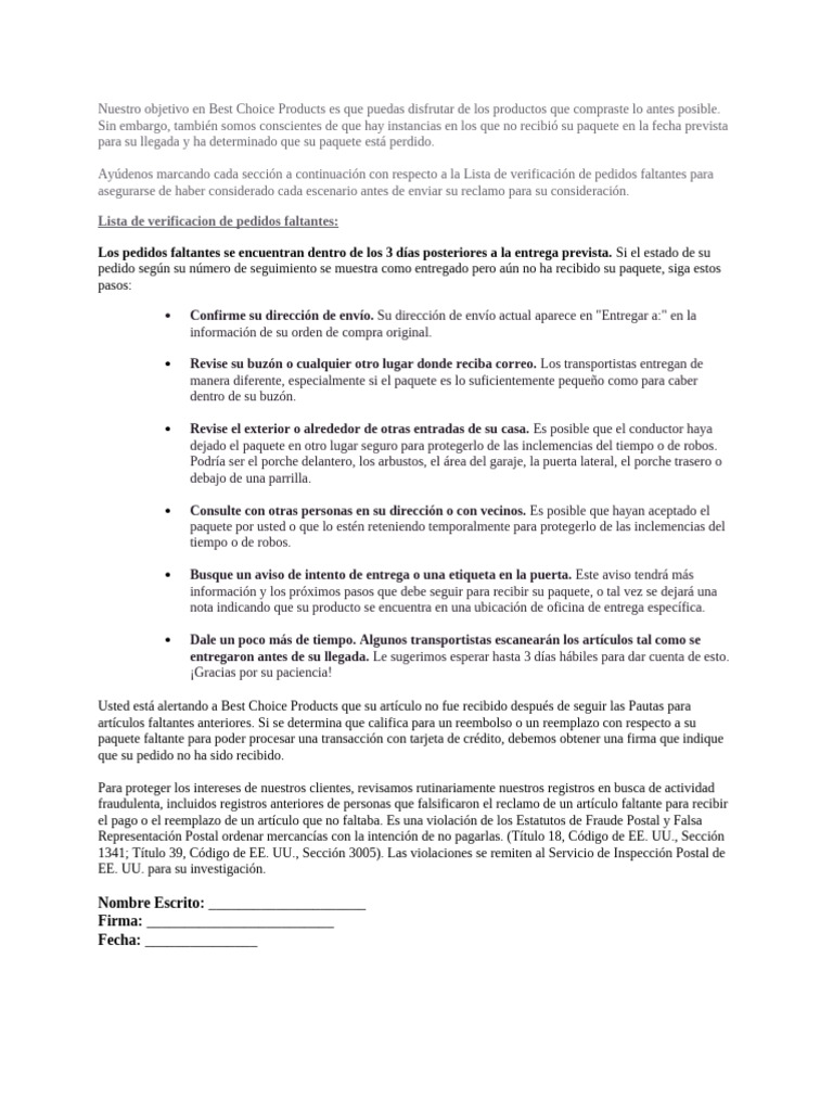 Spanish DNR Claim Form 2 | PDF