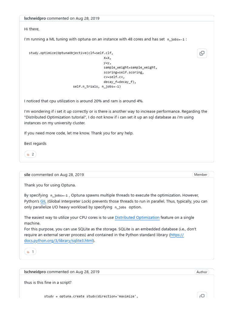 Optuna - Optuna GitHub | PDF | Data Management Software | Software