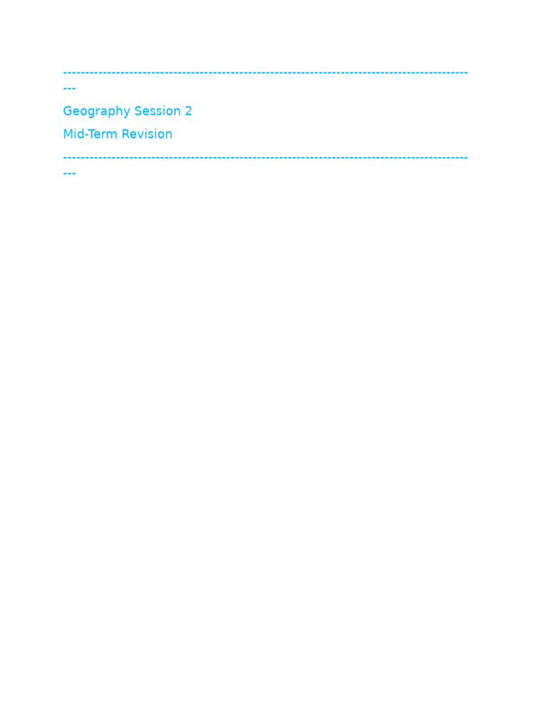 Geography Practice Worksheet Topography | PDF