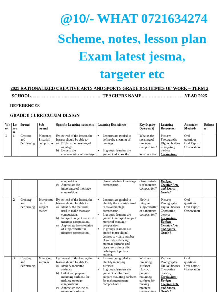 0721634274.TERM 2.gr-8.creatv - Rationalised-Creative-Arts-And-Sports-Schemes-Of-Work-Term-2 ...