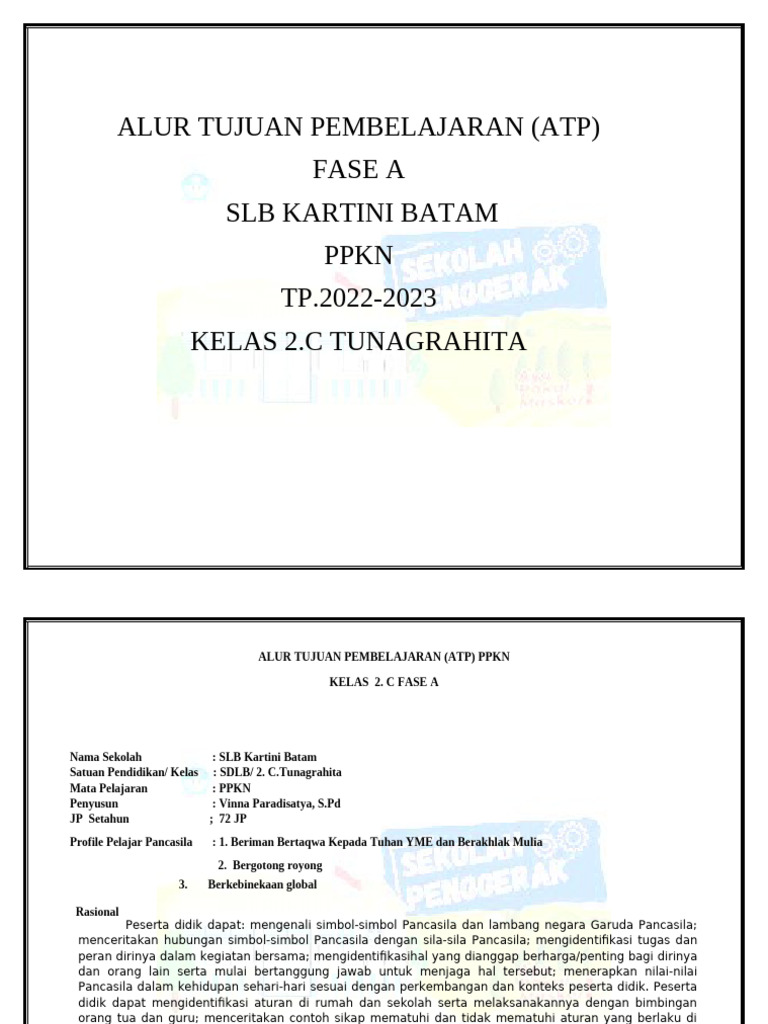 Atp PPKN 2.C Vinna | PDF