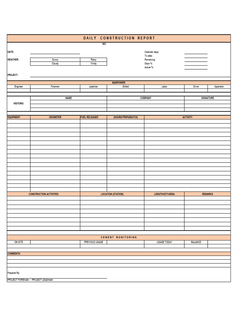 Foreman Madi Report | PDF