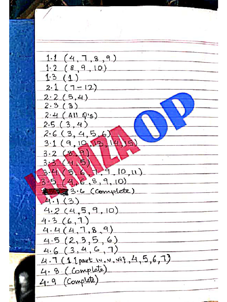 Xi - Math PC Important 2025 - Hamza Op | PDF
