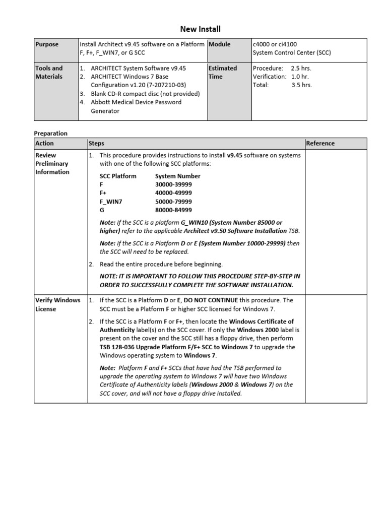 Abbott Link TSB-128-050D-2 - New Install | PDF | Booting | Barcode
