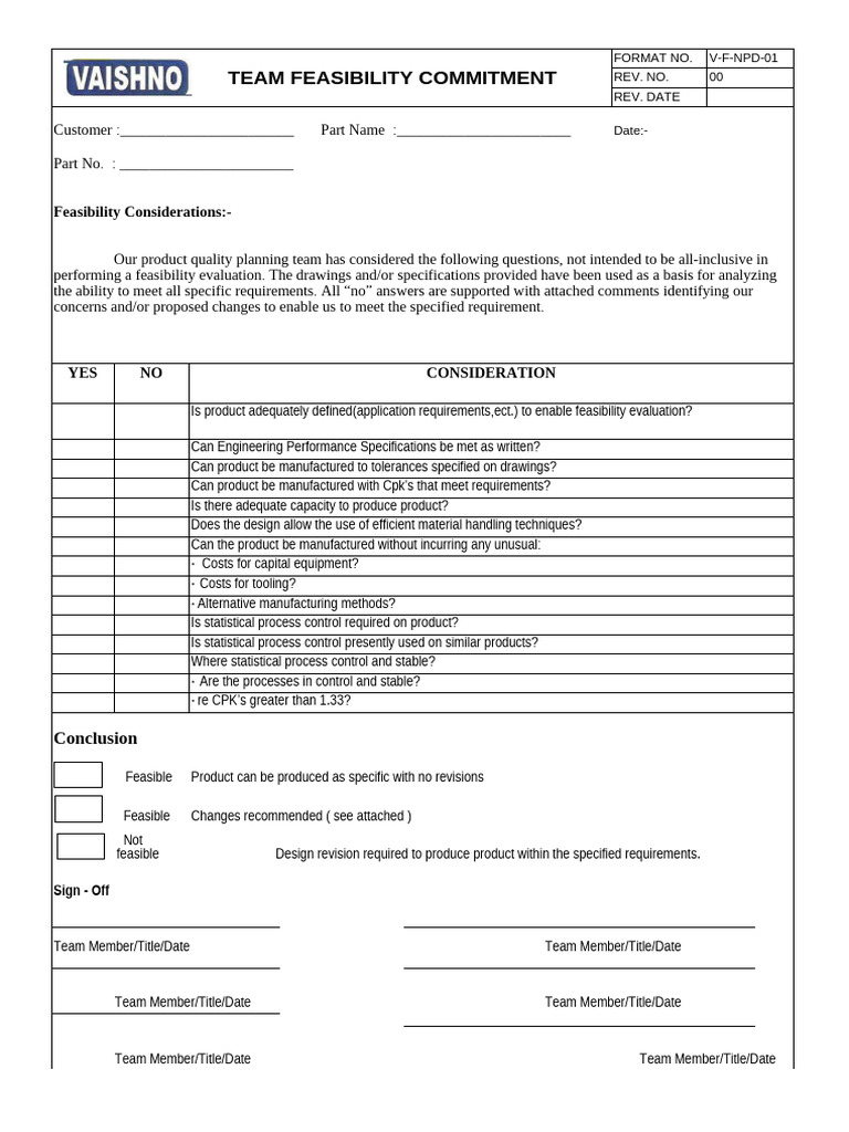 Team Feasibility Report | PDF | Evaluation