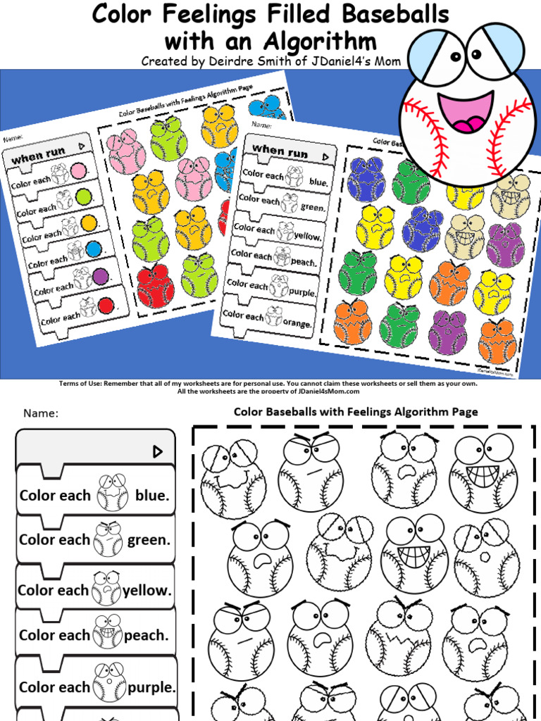 Color Feelings Filled Baseballs With An Algorithm | PDF