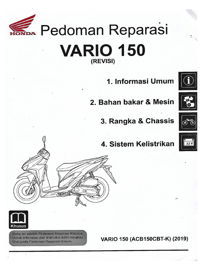 Scan Vario 150 Revisi | PDF