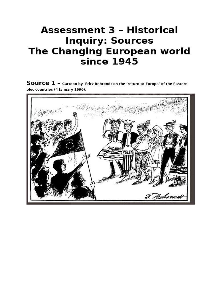 Assessment 3 - Historical Inquiry - Post Cold War | PDF