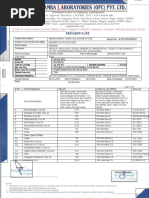Drinking Water Test Report | PDF | Bacteria | Chemical Compounds