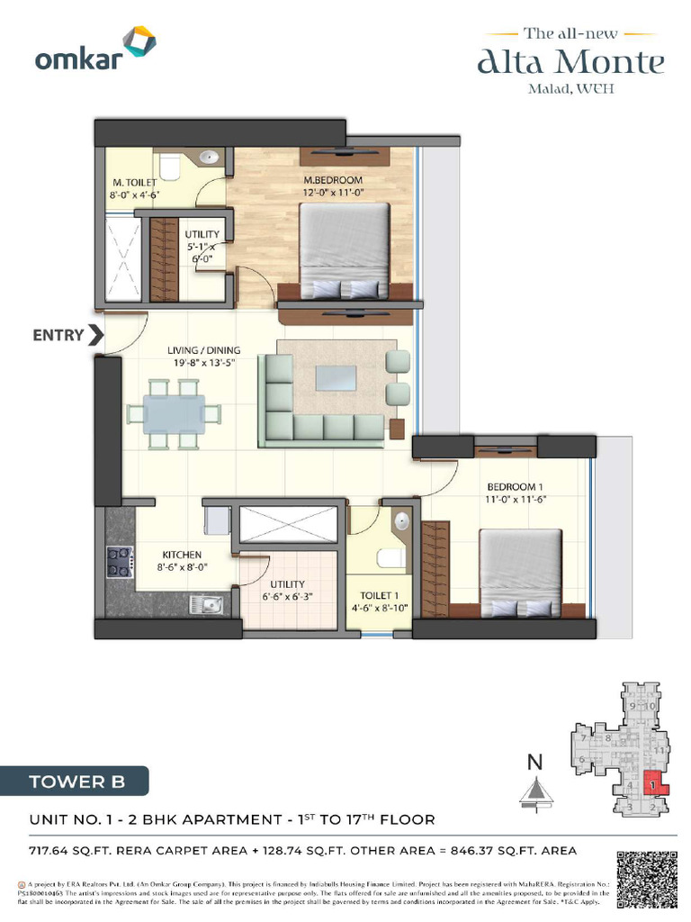 Omkar - Alta Monte UNIT 1 Plans-01 (1) - Merged | PDF