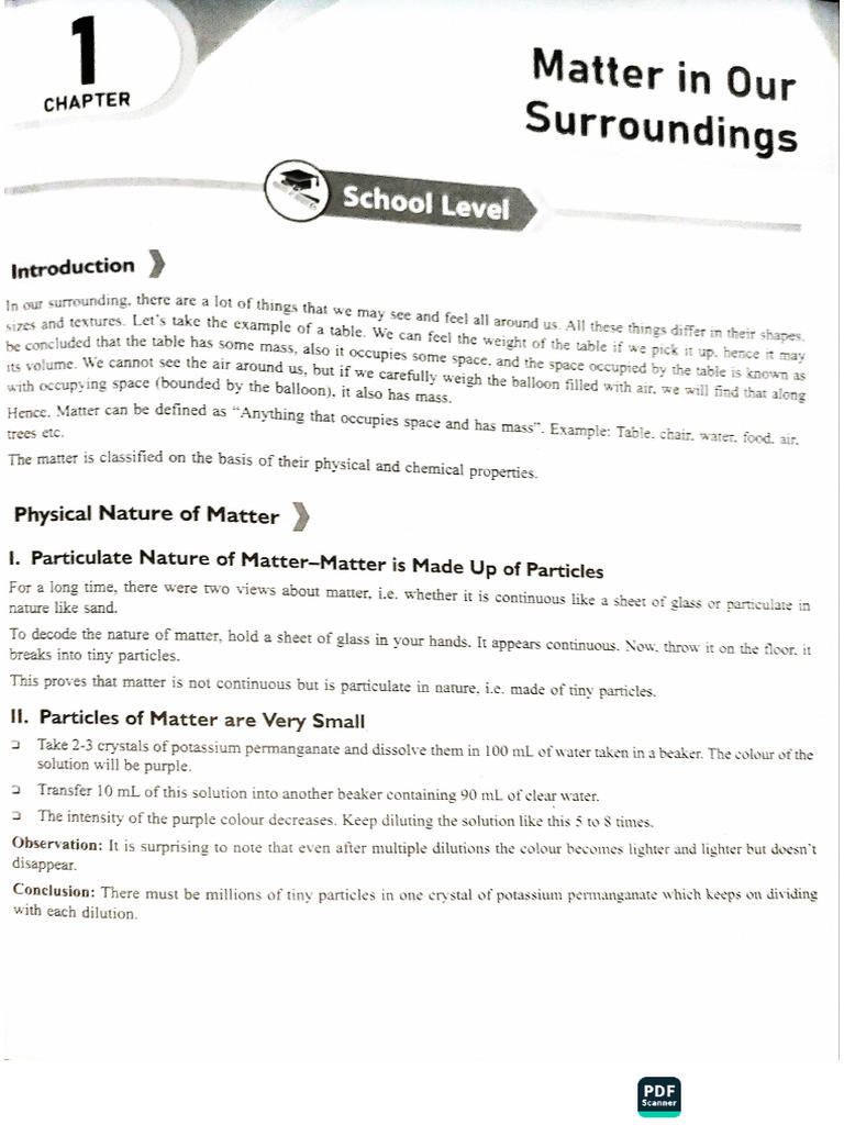 Class 9th Chemistry Chapter 1 by Physics Walah Module | PDF