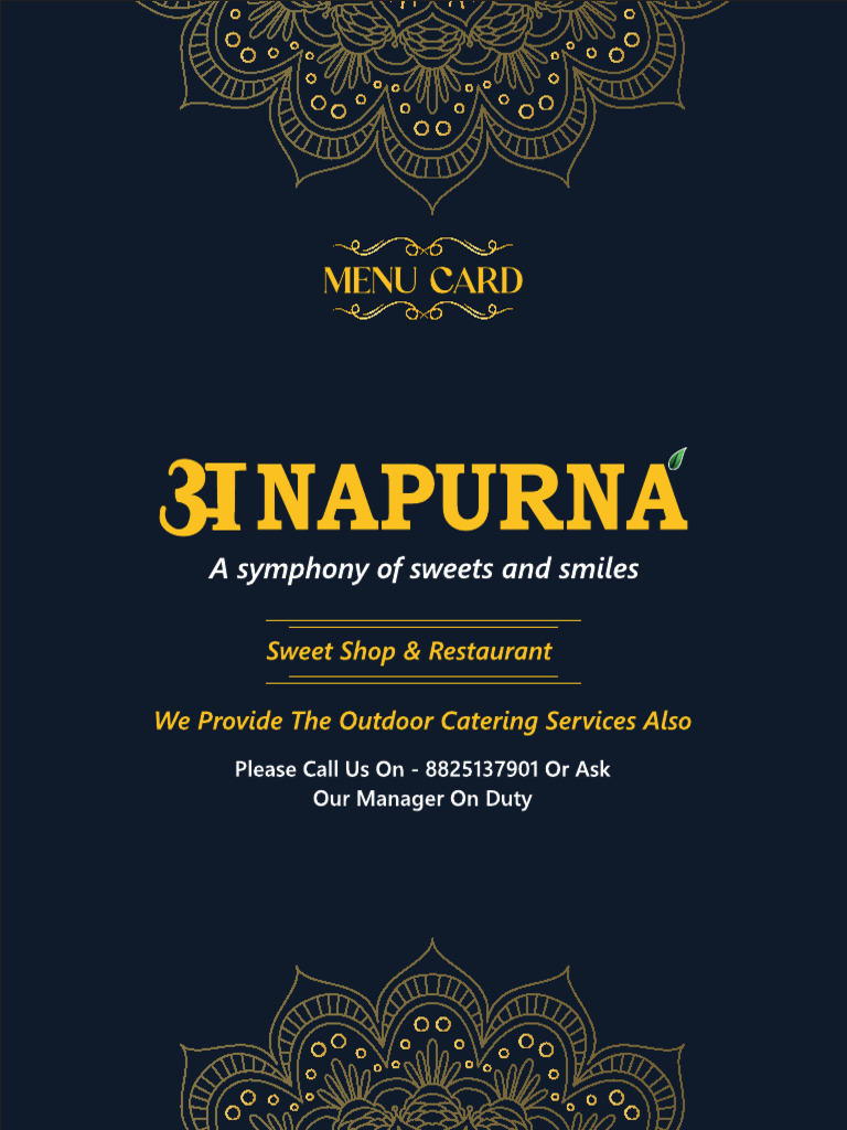 Menu Card | PDF