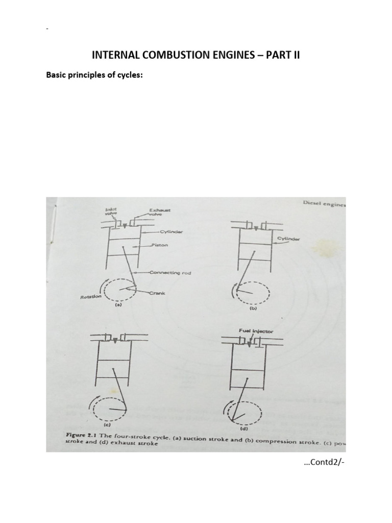 1.2 Internal Combustion Engine | PDF | Internal Combustion Engine | Diesel Engine
