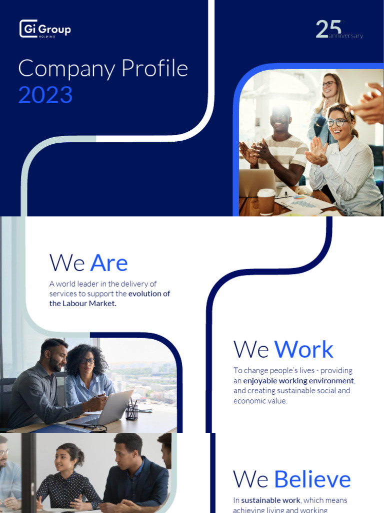 Gi Group Holding Company Overview 2023 | PDF | Recruitment | Consultant