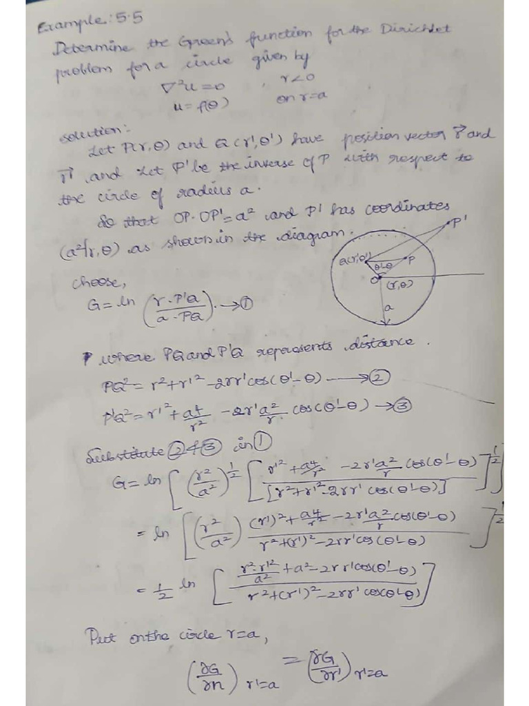 Determine Green Function Problem | PDF