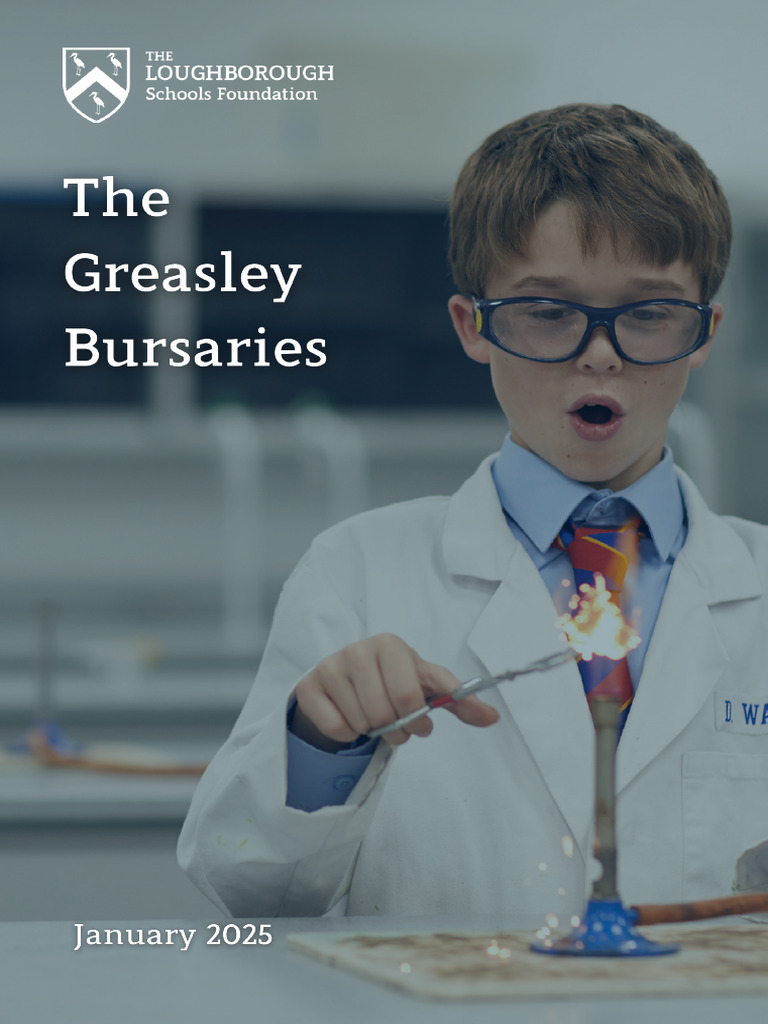 The Greasley Bursaries - Jan 2025 Update | PDF