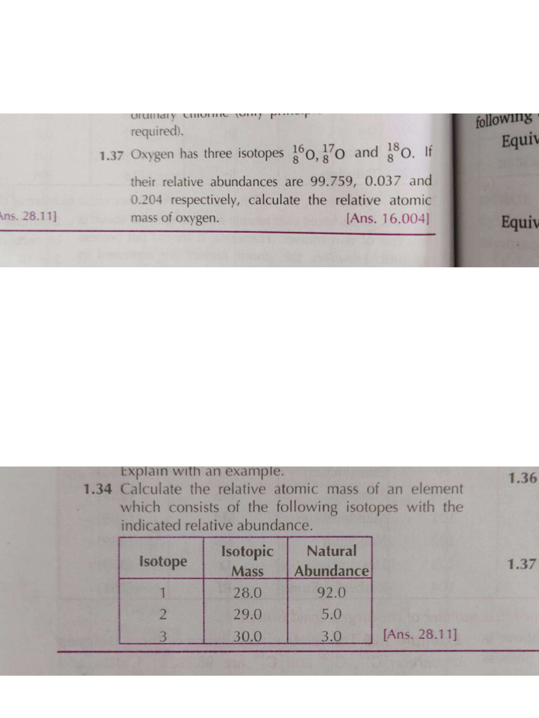 Isotopes Worksheet | PDF