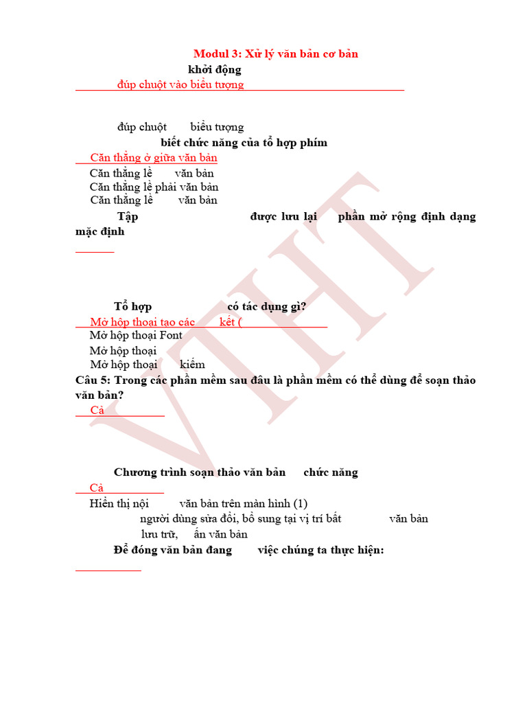 Module03-Trac Nghiêm | PDF