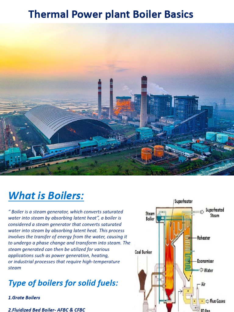 Power Plant Boiler Basics | PDF | Boiler | Steam