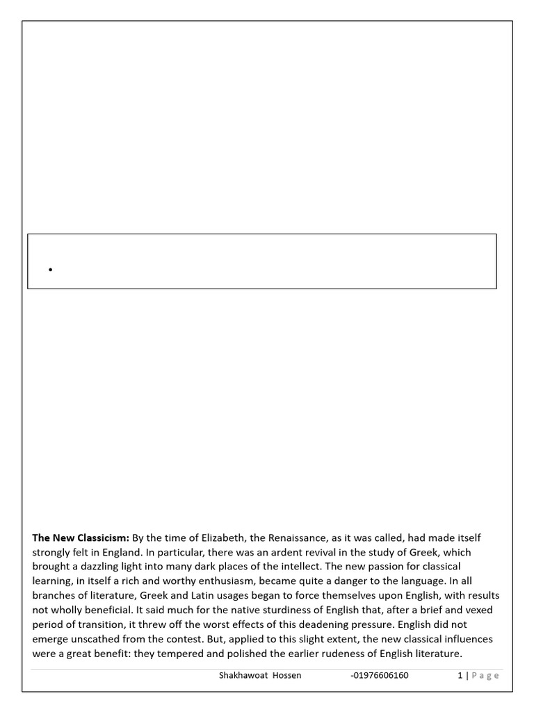 The Elizabethan Age: A Literary Golden Era | PDF | English Literature ...