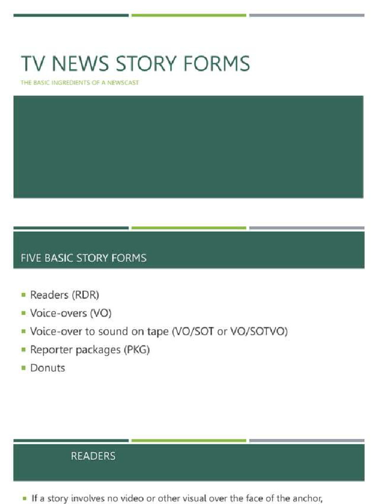 #TV News Format | PDF