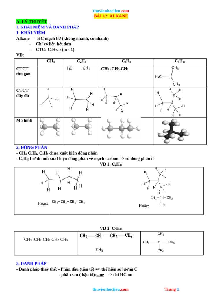 ALKANE | PDF
