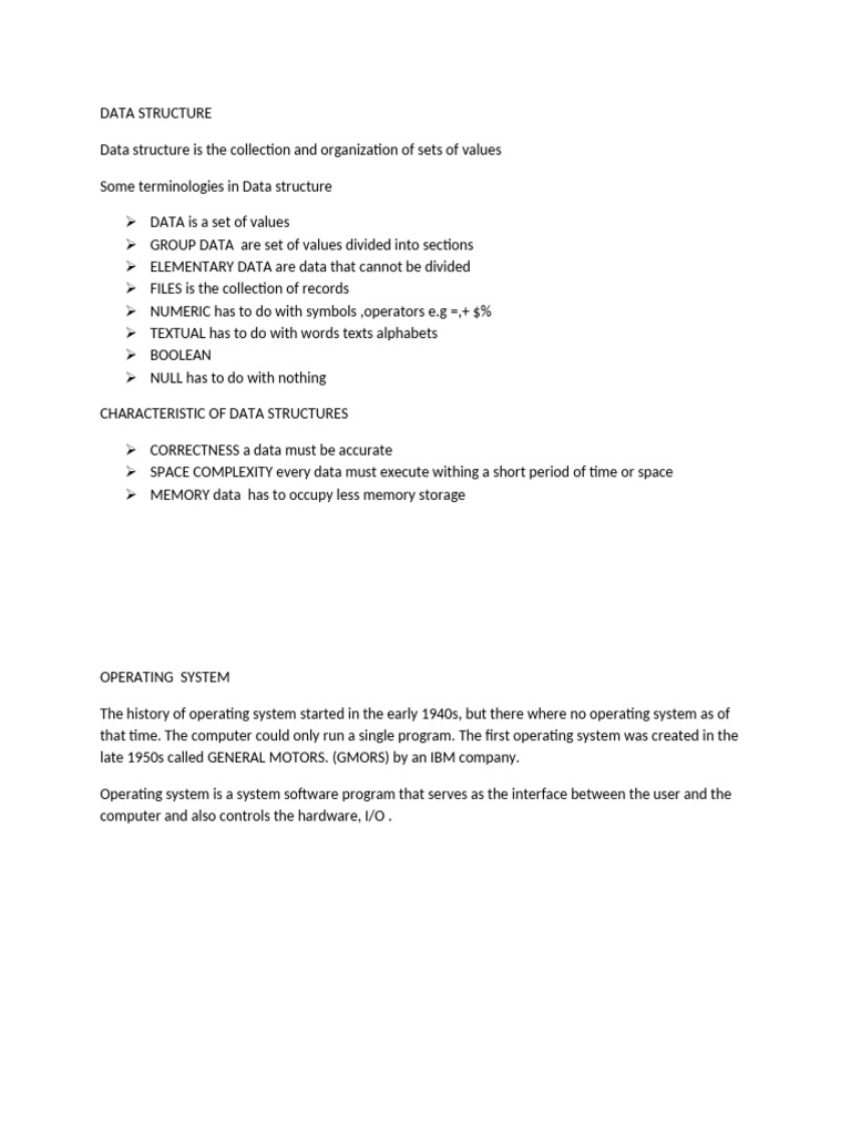 Data Structure | PDF