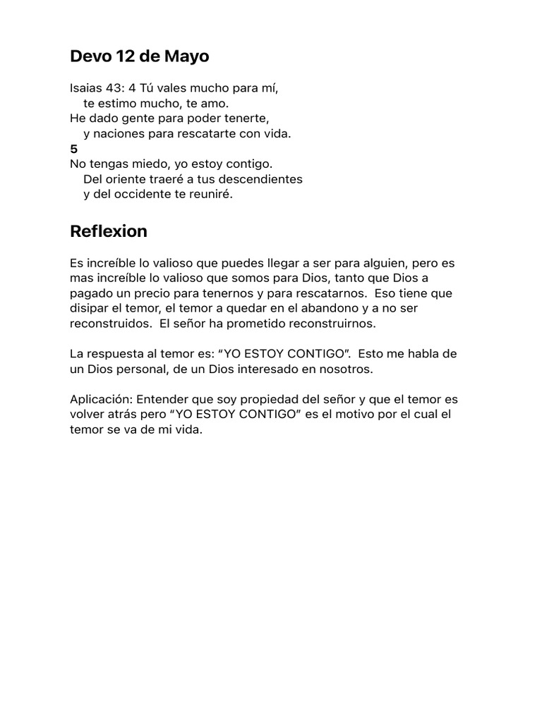 Devo 12 de Mayo | PDF