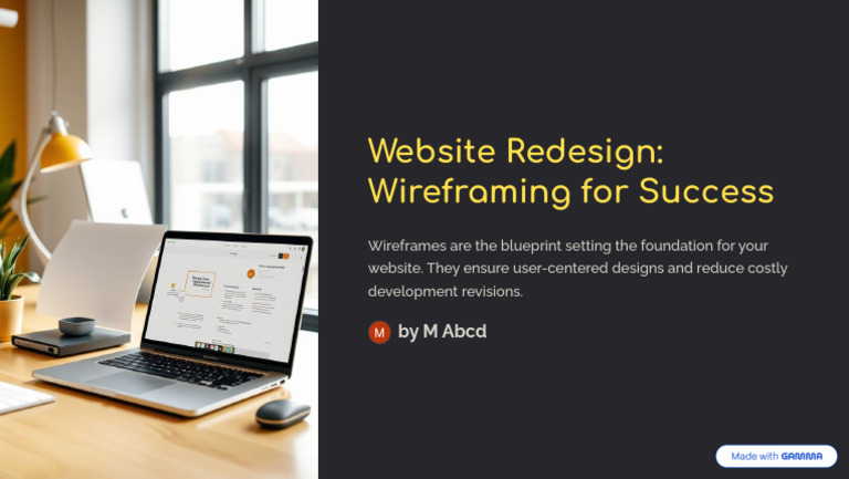 Website Redesign Wireframing For Success | PDF