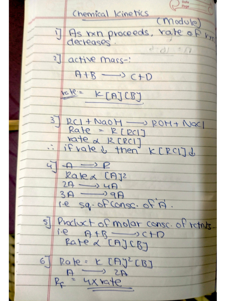 Chemical Kinetics Questions | PDF