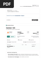 IndiGo Flight Ticket Sample 2025 | PDF