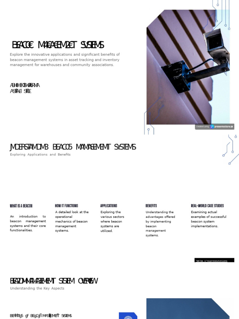 Comprehensive Analysis of Beacon Management Systems | PDF | Logistics ...