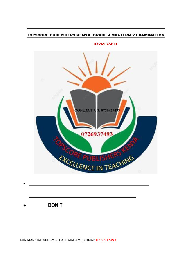 Grade 3 Mid-Term 2 Exam Set 1 | PDF